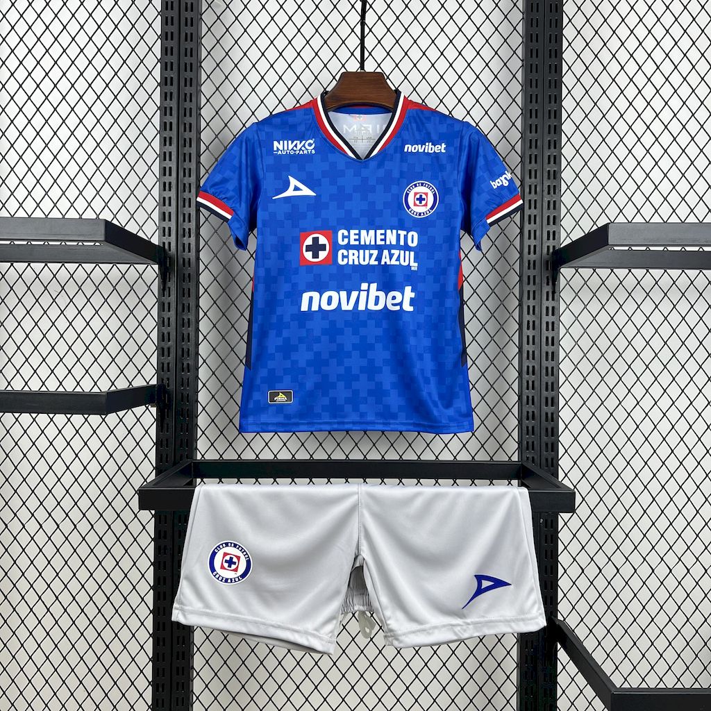 Kit Infantil Cruz Azul 25/26 Home – Wong Fornecedor